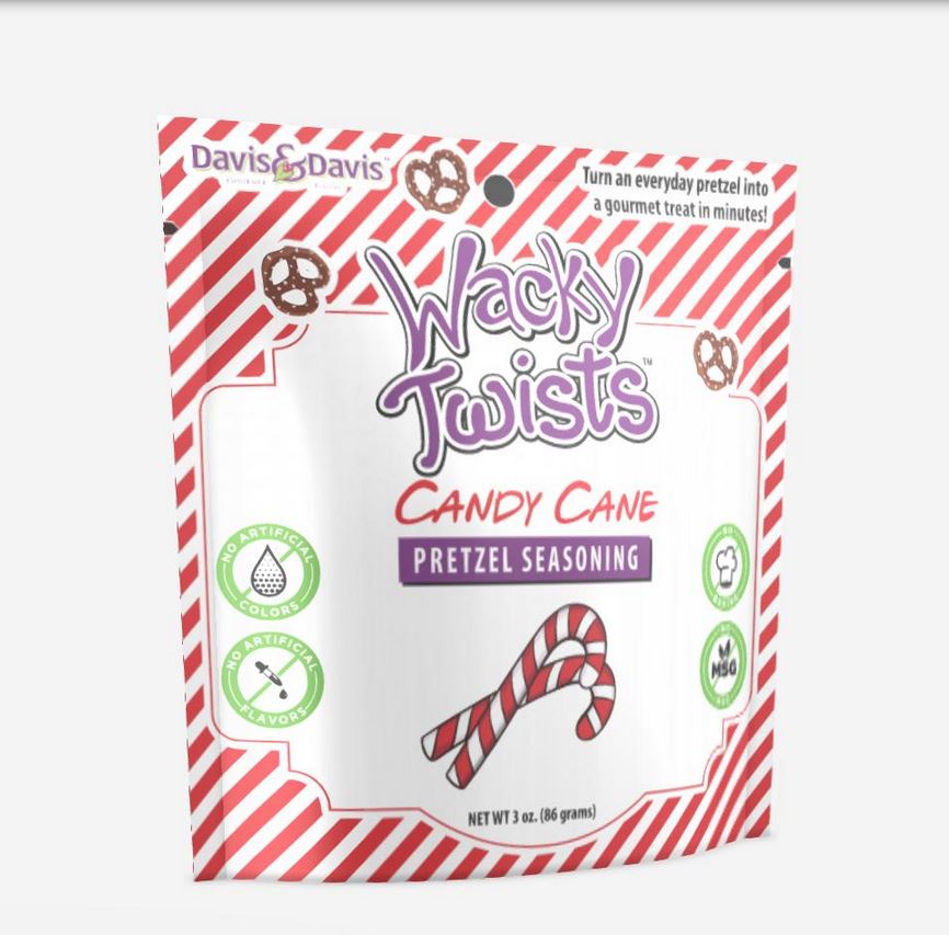 Candy Cane Wacky Twist Seasoning - 3oz – Shop Wacky by Davis & Davis ...
